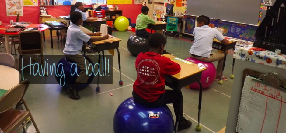 Having a ball in our classroom | UrbanPromise Wilmington